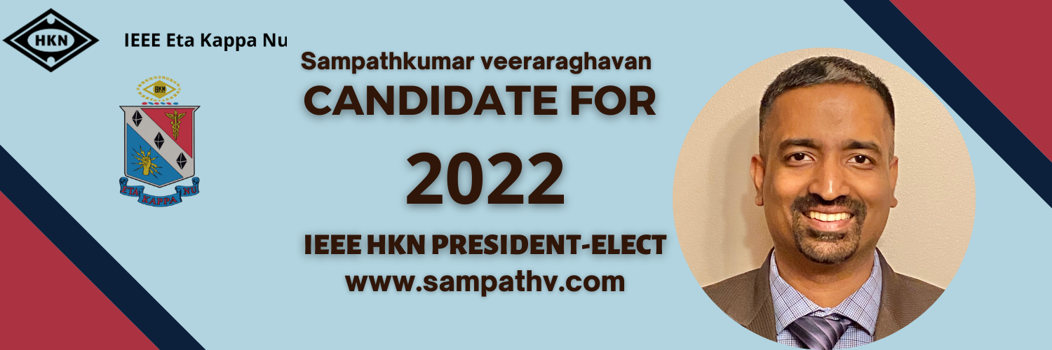 Sampathkumar Veeraraghavan for HKN President 2022